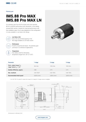IMS Gearのすべてのカタログと技術パンフレット