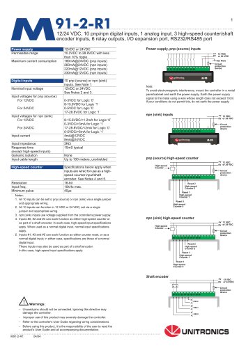 All Unitronics (1989)(R"G) LTD catalogs and technical brochures