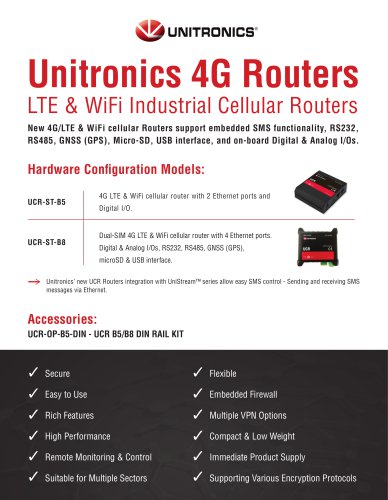 All Unitronics (1989)(R"G) LTD catalogs and technical brochures