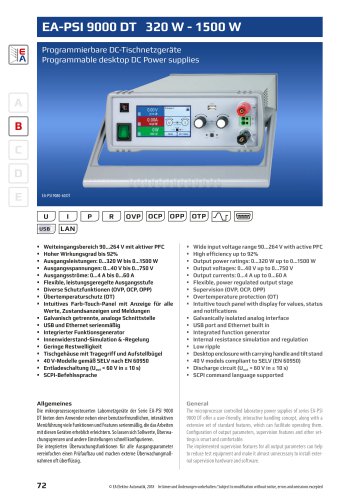 All TPS Elektronik GmbH catalogs and technical brochures