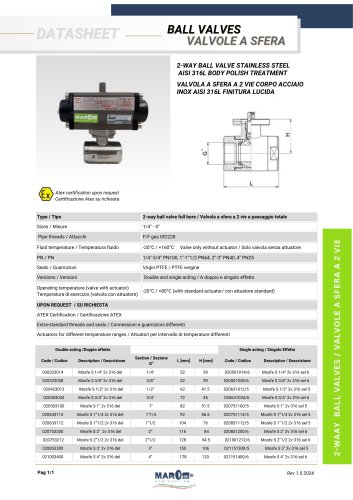 BUTTERFLY VALVES - MAROS Engineering - PDF Catalogs | Technical ...