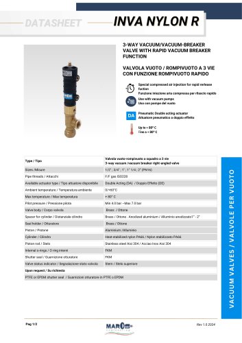 All MAROS Engineering catalogs and technical brochures