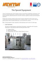 The Special Equipment - La Newton Trasformatori S.p.A, - PDF Catalogs ...