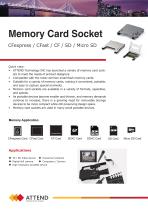 Memory Card Socket - ATTEND Technology Inc. - PDF Catalogs | Technical ...
