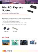 Mini PCI Express Socket - ATTEND Technology Inc. - PDF Catalogs ...