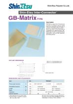 GB-Matrix - ShinEtsu - PDF Catalogs | Technical Documentation | Brochure