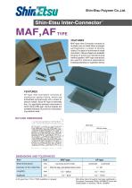 MAF,AF - ShinEtsu - PDF Catalogs | Technical Documentation | Brochure
