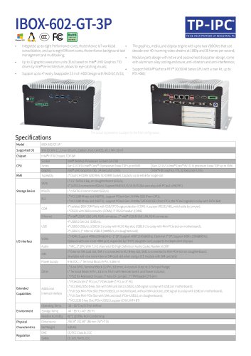 IBOX-602-GT - TP-IPC - PDF Catalogs | Technical Documentation | Brochure