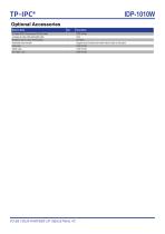 IDP-1010W - TP-IPC - PDF Catalogs | Technical Documentation | Brochure