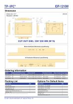 IDP-1210W - TP-IPC - PDF Catalogs | Technical Documentation | Brochure