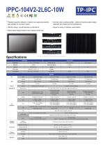 Multitouch screen panel PC - IPPC-104V2-2L6C-10W series - TP-IPC - TFT ...