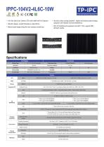LCD panel PC - IPPC-104V2-4L6C-10W series - TP-IPC - TFT LCD / LED ...
