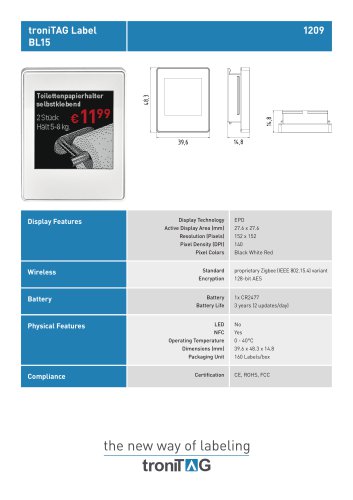 All TroniTAG GmbH catalogs and technical brochures