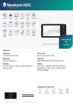 Android 11 tablet - FG80 Libra II - Newland EMEA - 8" / octa-core 2.0 ...