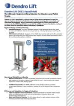 Worm gear lifting system - DSS2 series - Dendro Lift AB - for pallet ...