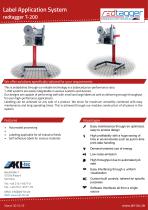 Automatic label applicator - redtagger T-200 - AKL-tec GmbH - for ...