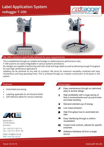 All AKL-tec GmbH catalogs and technical brochures