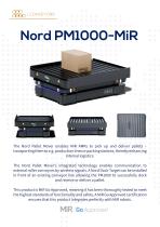 Transport AMR - PM1000-MiR - Nord Modules A/S - loading / for pallet ...