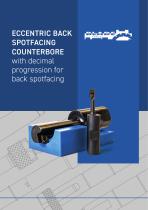 ECCENTRIC BACK SPOTFACING COUNTERBORE with decimal progression for back ...