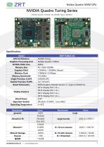 ZRT Technology NVIDIA Quadro MXM GPU Card Catalog - ZRT Technology - PDF Catalogs | Technical ...