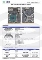 ZRT Technology NVIDIA Quadro MXM GPU Card Catalog - ZRT Technology - PDF Catalogs | Technical ...