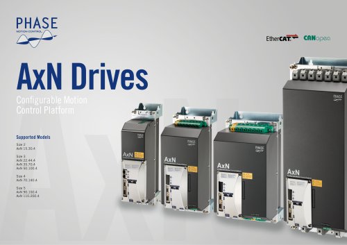 All Phase Motion Control catalogs and technical brochures