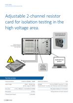 R-ISO-CHECK ISOLATION RESISTOR EMULATION - comemso electronics GmbH ...