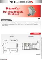 Analog converter - CAN MK-4I4O - ARPEGE MASTER K - digital / power / RS232