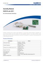 Relative humidity transmitter - DHM100 - DABECO Co.,Ltd - wall-mount ...