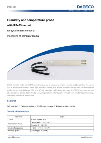 All DABECO Co.,Ltd catalogs and technical brochures