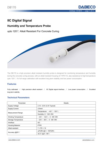 All DABECO Co.,Ltd catalogs and technical brochures