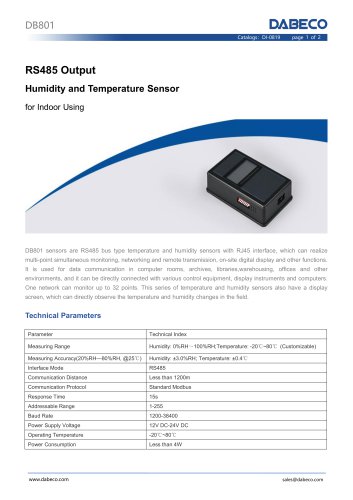 All DABECO Co.,Ltd catalogs and technical brochures