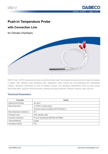 All DABECO Co.,Ltd catalogs and technical brochures