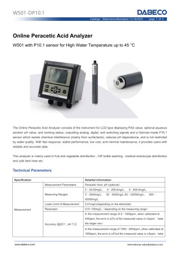 W771-DCP4.0 - DABECO Co.,Ltd - PDF Catalogs | Technical Documentation | Brochure