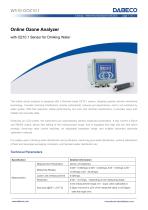 Ozone water quality probe - W510--DOZ10.1 - DABECO Co.,Ltd - industrial ...