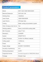 1325 CO2 laser cutting and engraving machines 1325-150W - Wuhan SWT Laser Technology - PDF ...