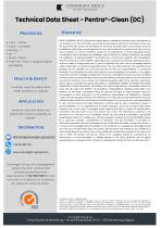 Pentra®-Clean (DC) - Convergent Group SA - PDF Catalogs | Technical ...