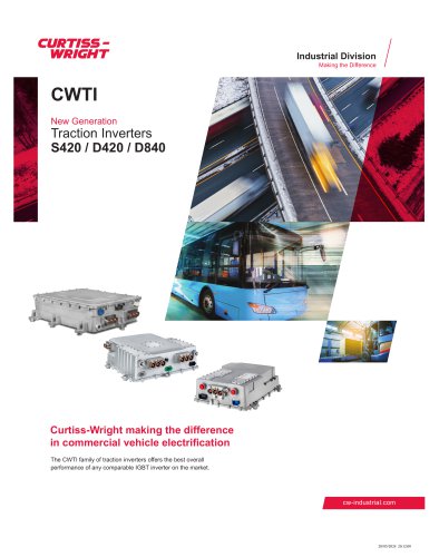 All CURTISS-WRIGHT INDUSTRIAL DIVISION catalogs and technical brochures
