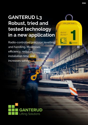 All Ganterud Lifting Solutions AB catalogs and technical brochures