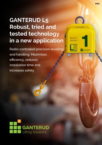 All Ganterud Lifting Solutions AB catalogs and technical brochures