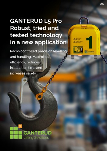 All Ganterud Lifting Solutions AB catalogs and technical brochures