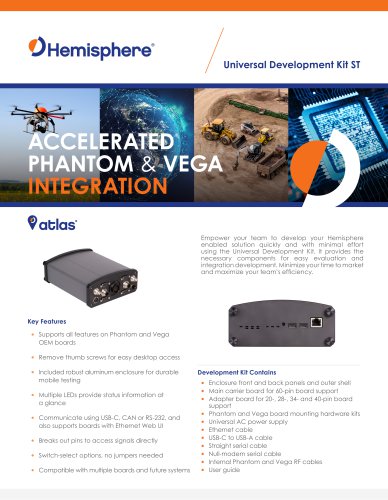 All Hemisphere GNSS catalogs and technical brochures