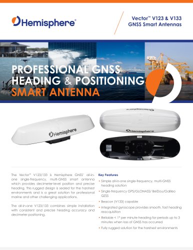 Vector™ VR1000 GNSS Receiver - Hemisphere GNSS - PDF Catalogs ...
