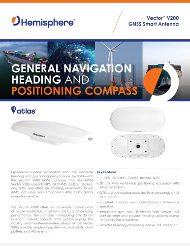 A45 Antenna - Hemisphere GNSS - PDF Catalogs | Technical Documentation | Brochure