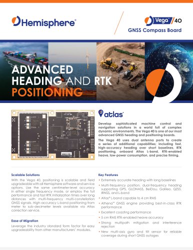 All Hemisphere GNSS catalogs and technical brochures