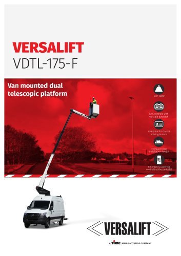 All VERSALIFT INTERNATIONAL A/S catalogs and technical brochures