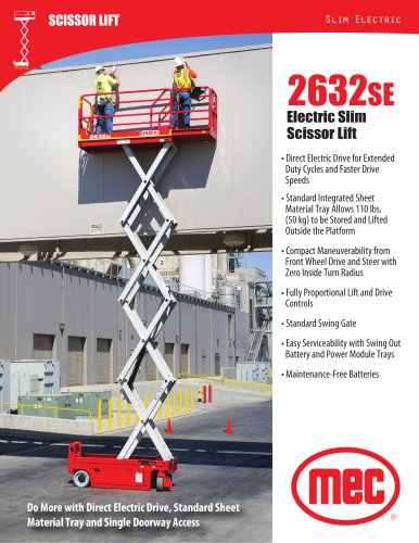 All MEC AERIAL WORK PLATFORMS catalogs and technical brochures