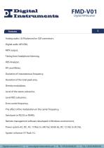 FMD-V01 - Digital Instruments srl - PDF Catalogs | Technical Documentation | Brochure