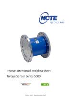 Instruction manual and data sheet Torque Sensor Series 5000 - NCTE AG ...