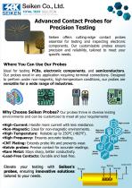 Advanced Contact Probes for Precision Testing - Seiken Co., Ltd. - PDF ...